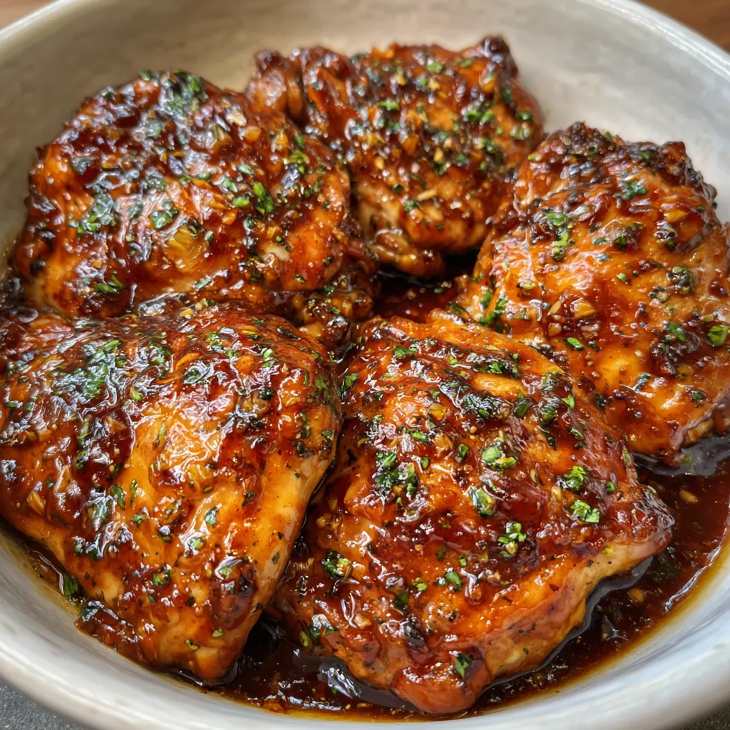 Brown Sugar Garlic Chicken is 5-Ing Ultimate Easy Delish.